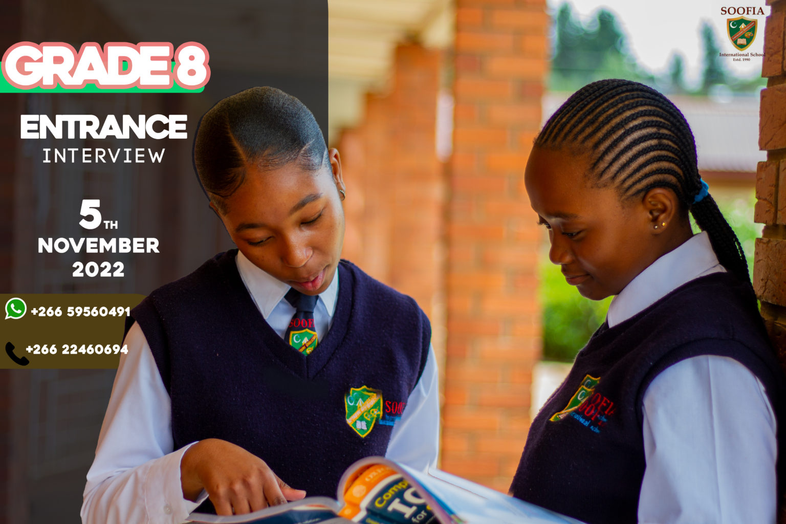 2023 GRADE 8 ENTRANCE EXAM – Soofia International School | Lesotho